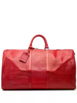 LOUIS VUITTON 1991 Epi Keepall 55 Travel Bag - Red