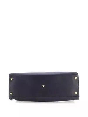 Fendi Peekaboo Bag Rigid Leather Large Satchel