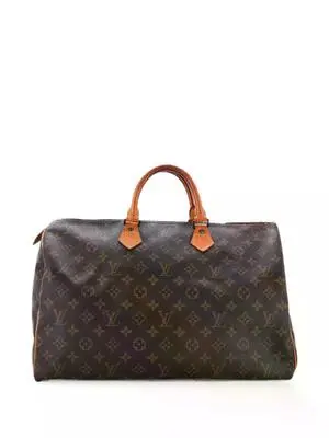 LOUIS VUITTON Speedy Handbag Monogram Canvas 40 Satchel