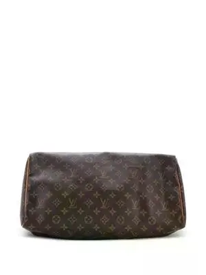 LOUIS VUITTON Speedy Monogram Canvas 40 Satchel - Brown