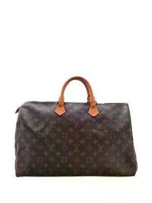 LOUIS VUITTON Speedy Monogram Canvas 40 Satchel