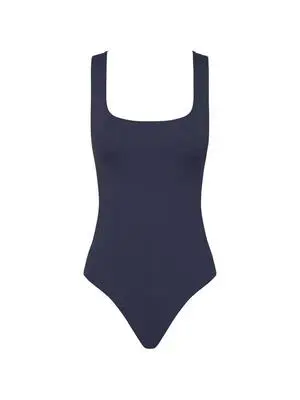 Bondi Born Fernanda Square-neck Swimsuit - Blue