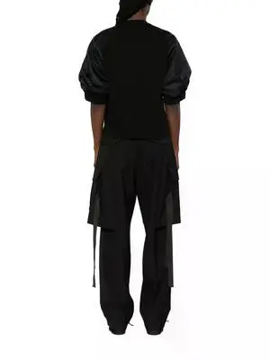 Sacai Crew-neck Zip-pocket Sweatshirt