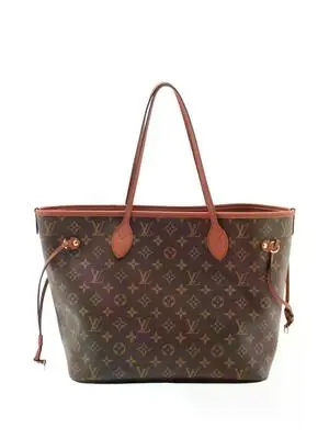LOUIS VUITTON 2021-2026 Monogram Neverfull Inside Out Mm Tote Bag - Brown