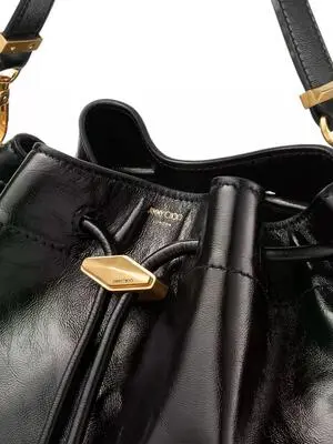 JIMMY CHOO Chinch Leather Shoulder Bag