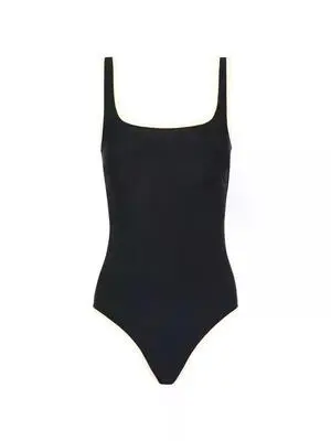 Bondi Born Mckenna Contrast-trim Swimsuit - Black