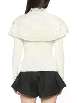 Sea Wanda Lace-trimmed Cardigan