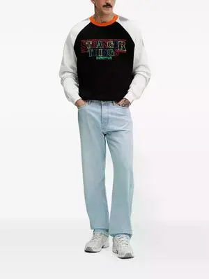BENETTON Stranger Things Raglan Sweatshirt - Black