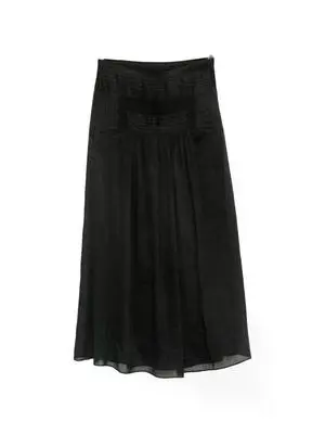 MARANT ETOILE Pylka Maxi Skirt - Black