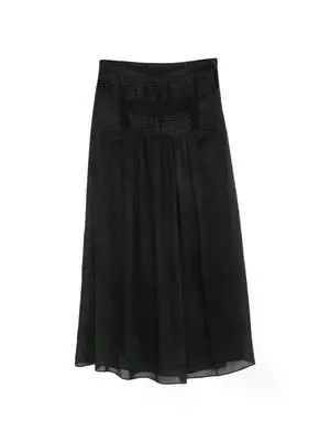 MARANT ETOILE Pylka Maxi Skirt - Black