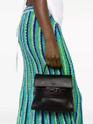 Moschino Leather Tote Bag - Black
