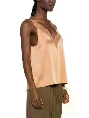 FORTE_FORTE Lace-trim Camisole Top