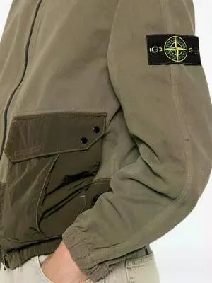 Stone Island Logo Patch Panelled Jacket