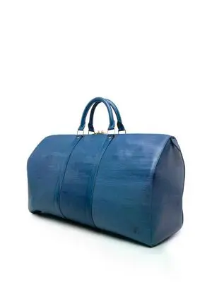 LOUIS VUITTON 1997 Epi Keepall 50 Travel Bag - Blue