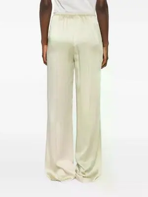 FORTE_FORTE Satin-finish Wide Leg Palazzo Pants - Neutrals
