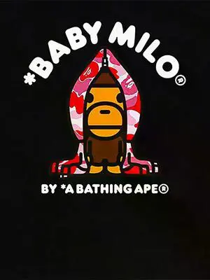 A BATHING APE Abc Camo Baby Milo T-shirt