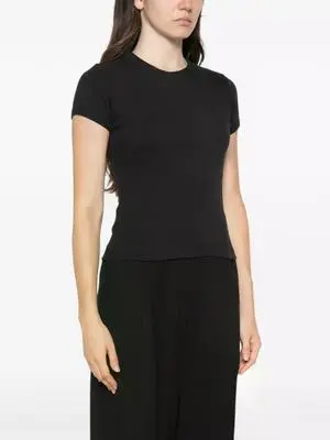 Saint Laurent Cassandre Embroidered T-shirt