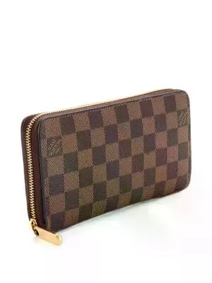 LOUIS VUITTON Zippy Wallet Damier Small Wallets