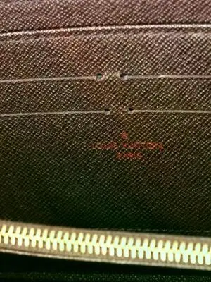 LOUIS VUITTON Zippy Wallet Damier Small Wallets - Brown