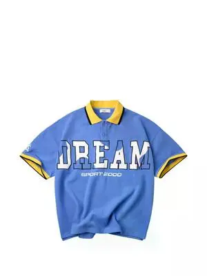 VALE FOREVER Forever Dreams Logo-print Polo Shirt - Blue