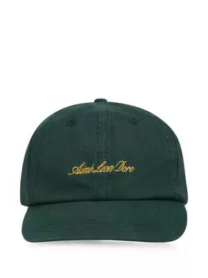 Aimé Leon Dore Logo-embroidered Washed Baseball Cap - Green