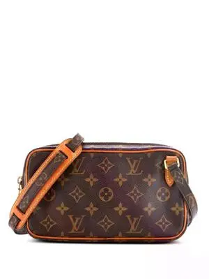 LOUIS VUITTON Monogram Canvas Pochette Marly Bandouliere Bag - Brown