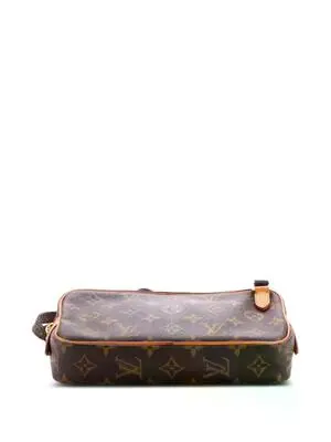 LOUIS VUITTON Monogram Canvas Pochette Marly Bandouliere Bag - Brown