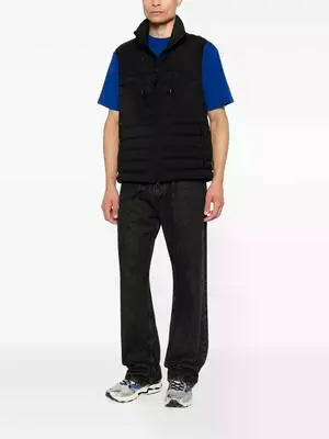 Stone Island Quilted Gilet - Black