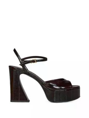Fendi Arco Platform Sandals - Brown