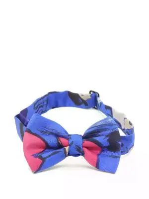 Hermès Graphic Print Silk Bow Tie