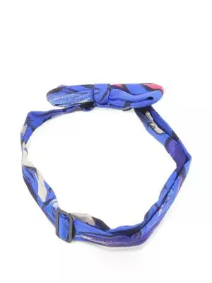 Hermès Graphic Print Silk Bow Tie