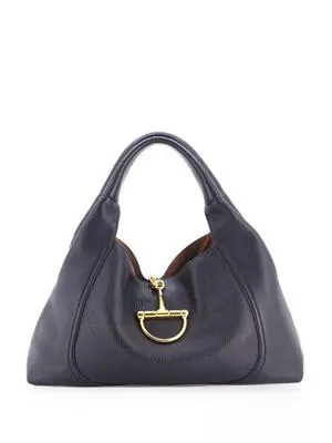 GUCCI Gucci Softbit Leather Maxi Hobo Bag