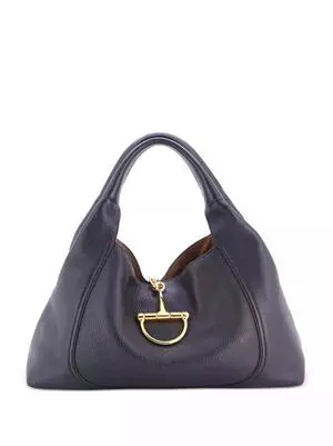 Gucci Softbit Leather Maxi Hobo Bag - Black