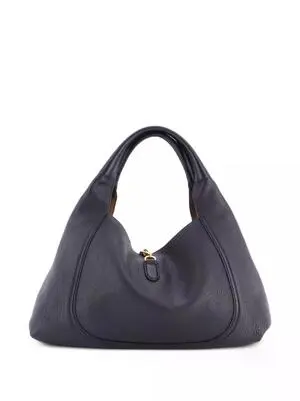 Gucci Softbit Leather Maxi Hobo Bag - Black