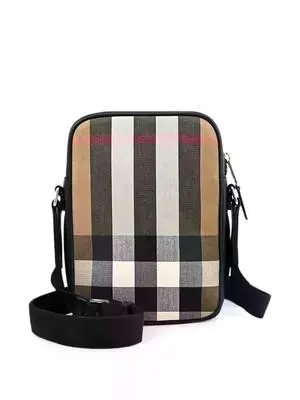 Burberry Paddy Check Messenger Bag - Neutrals