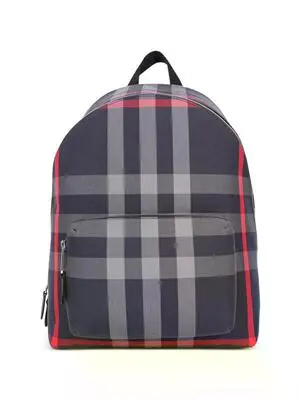 Burberry Check Backpack - Blue