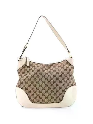 Gucci Charlotte Zip Gg Canvas With Leather Medium Hobo Bag - Brown