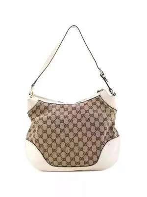 Gucci Gg Canvas Medium Hobo Bag