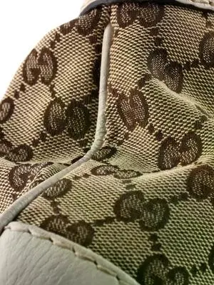 Gucci Gg Canvas Medium Hobo Bag