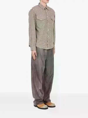 MAISON MARGIELA Checkered Flannel Shirt