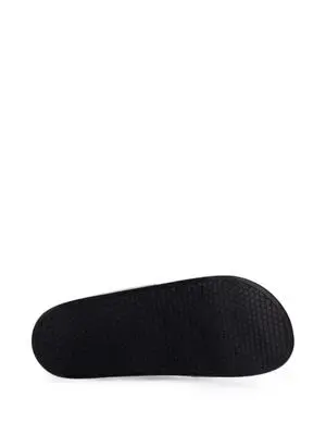 Moschino Floral-print Logo-print Slides