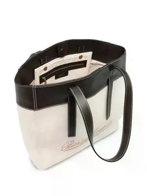 Borsalino Contrast Trim Tote Bag