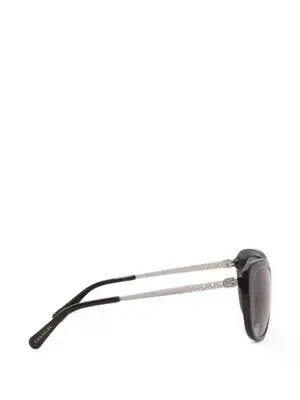 COACH Logo Plaque Sunglasses - Black