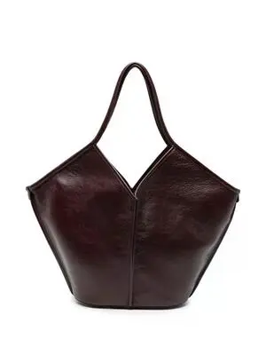 Hereu Calella Leather Tote Bag - Red