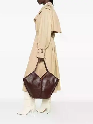 Hereu Calella Leather Tote Bag - Red