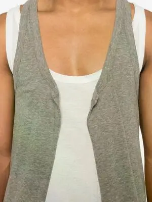 Rick Owens Open-front Longline Gilet