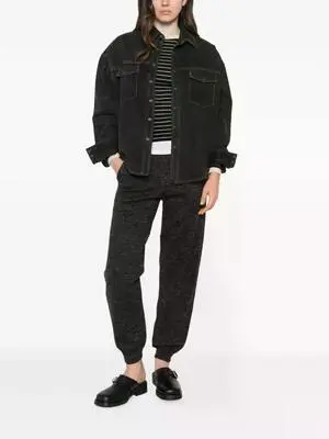 MARANT ETOILE Kira Drawstring-waist Track Pants - Grey