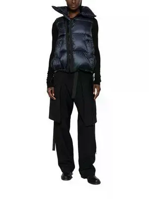 Sacai Quilted Zip-up Gilet - Blue