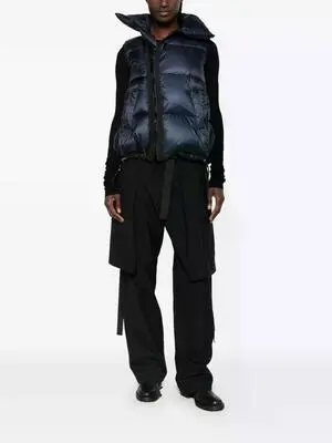 Sacai Quilted Zip-up Gilet - Blue