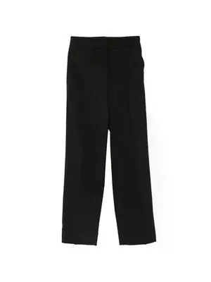 Peserico Tailored Straight-leg Trousers - Black